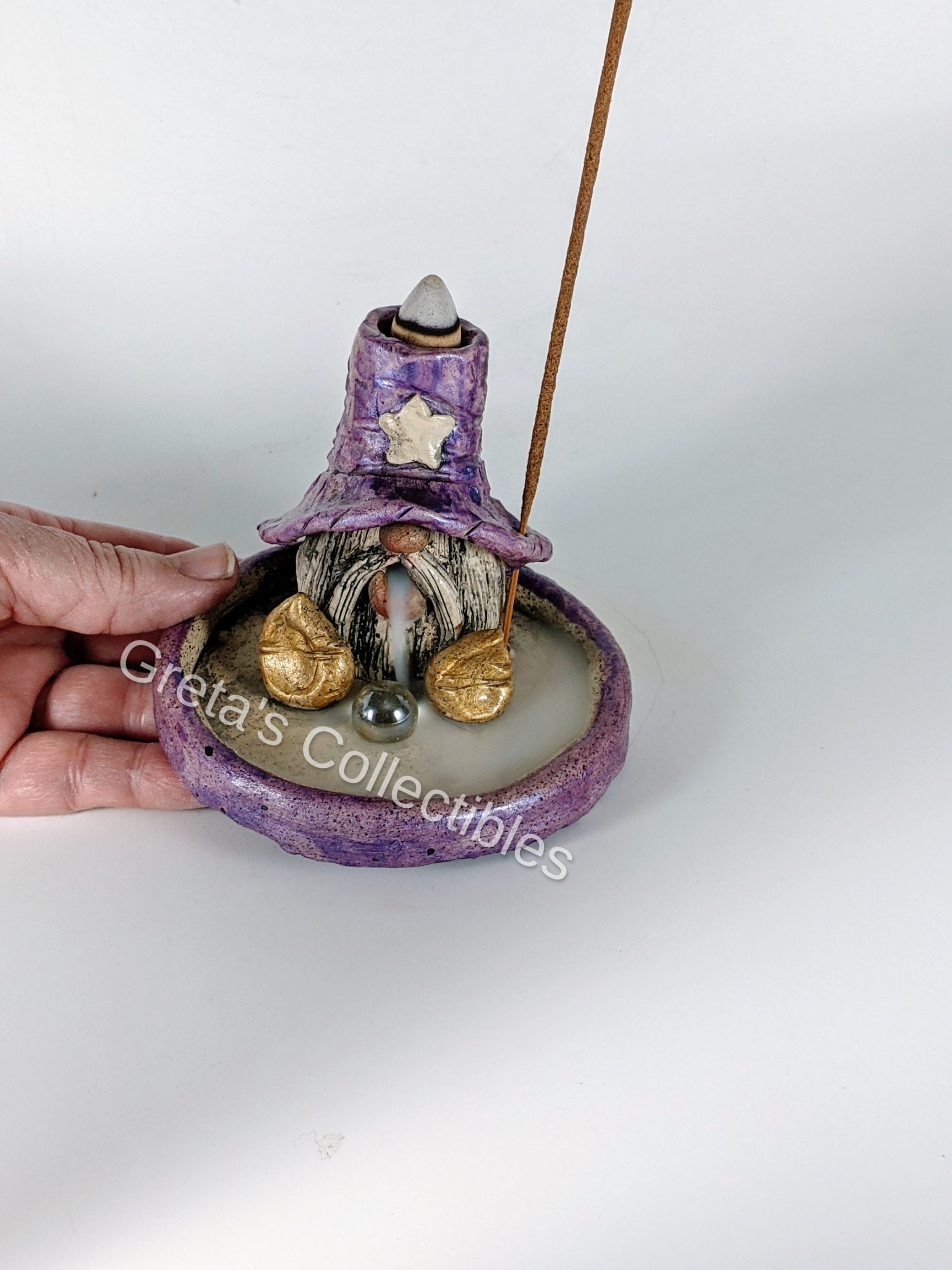 Wizard Incense Burner, Housewarming Gift, Incense Holder, Wizard ...