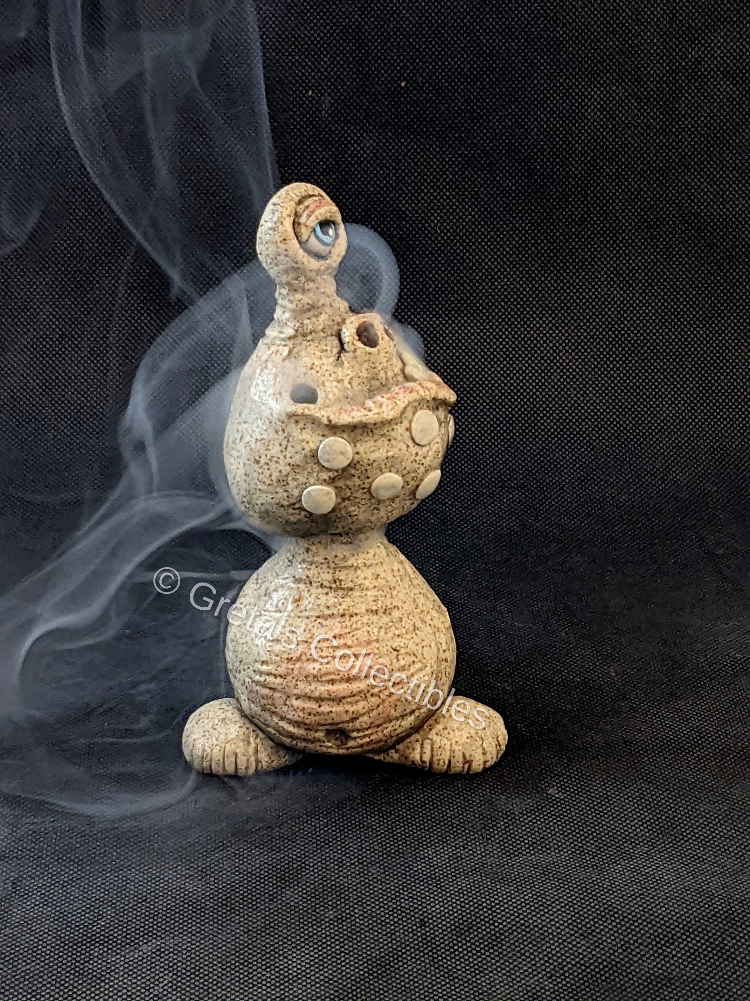 Mini Monster Cone Burner, Posable Head Monster, OOAK, Monster Lover's ...