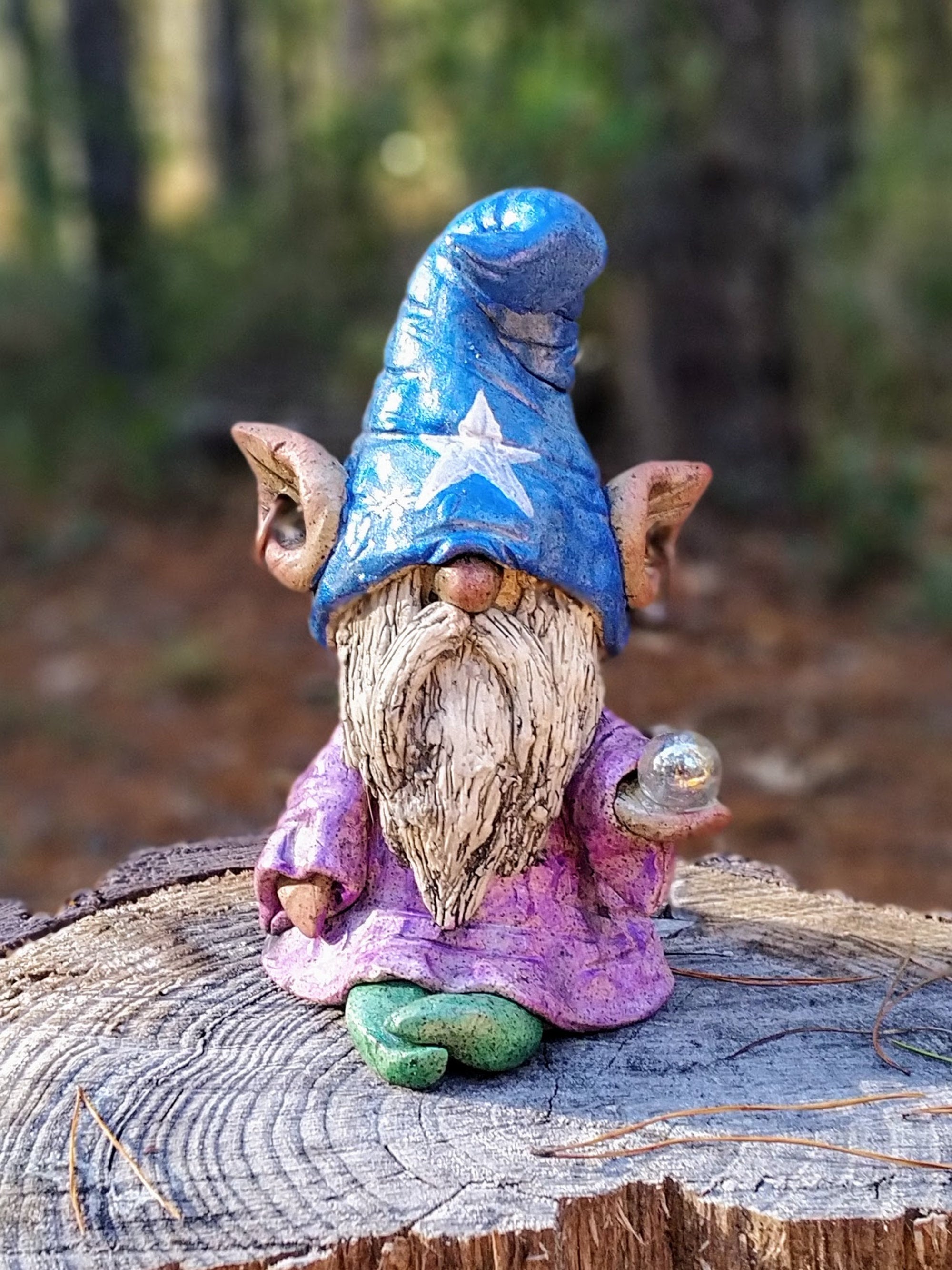 Wizard Incense Burner, Ceramic Wizard, Handmade Wizard, Wizard Figurine ...
